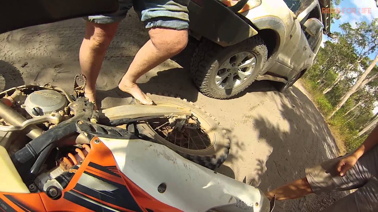 Motorbike HIT BY CAR - YouTube