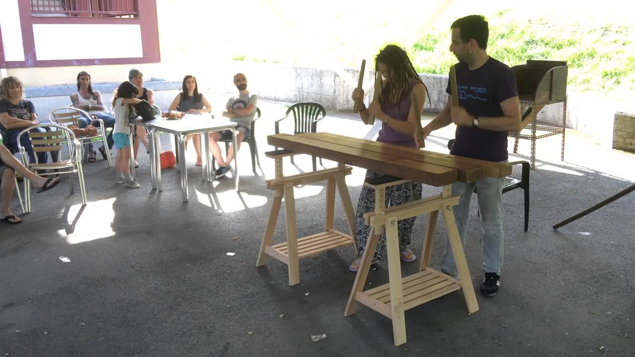 Txalaparta ikastaroa - 2016/07/07 - YouTube