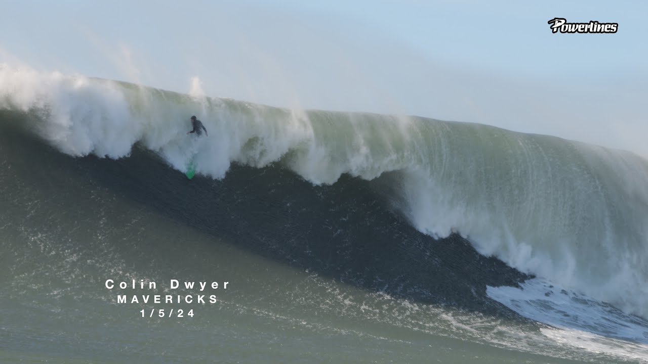 Pulled it - Colin Dwyer at Mavericks 1/5/24 ⚡️ #surf #mavericks # ...