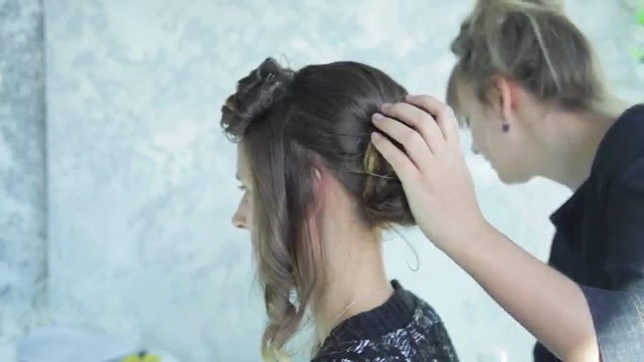 Marcel wave inspired up do - YouTube