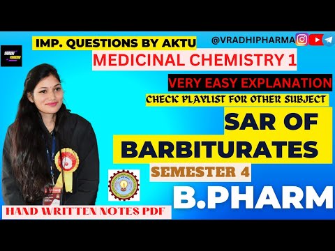 SAR of Barbiturates #sar #barbiturates - YouTube