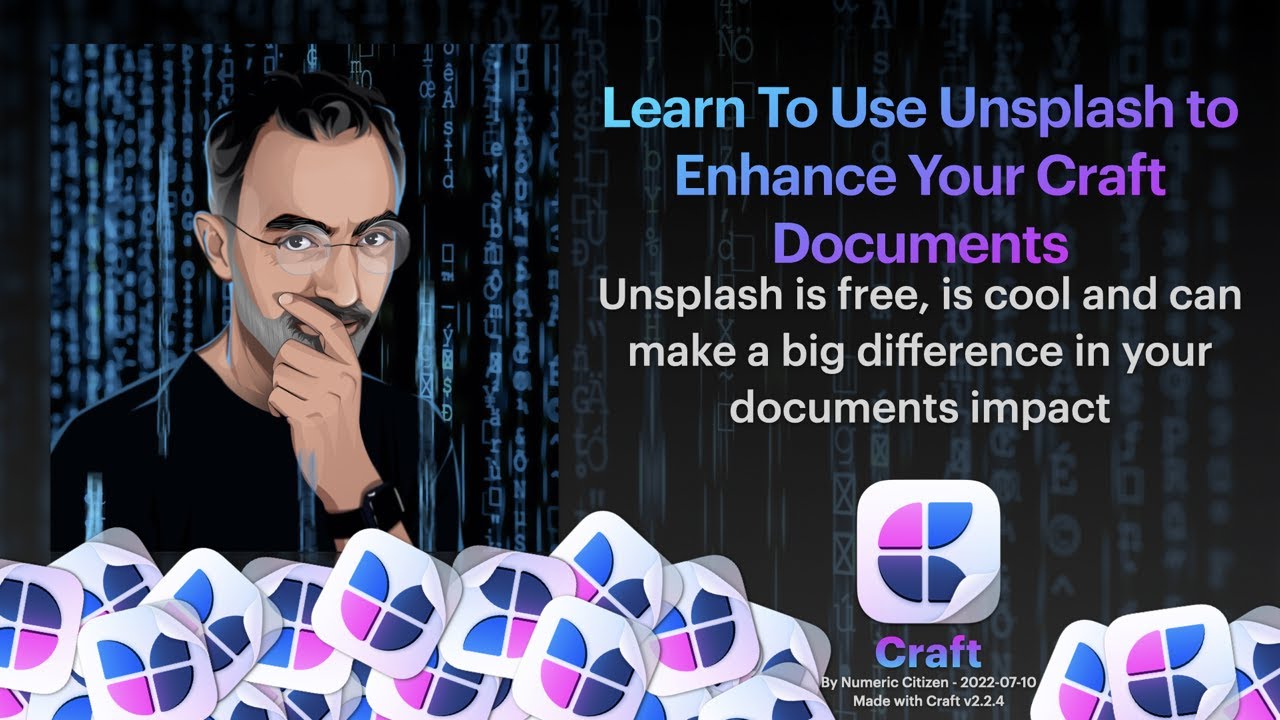 Learn To Use Unsplash to Enhance Your Craft Documents - YouTube