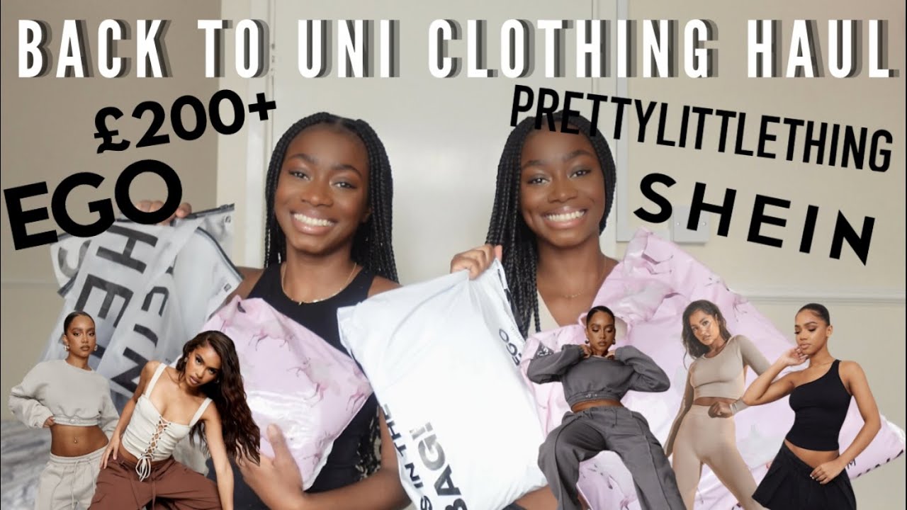 BACK TO UNI CLOTHING HAUL!! | PLT, Shein & Ego | Jessie & Jessica - YouTube