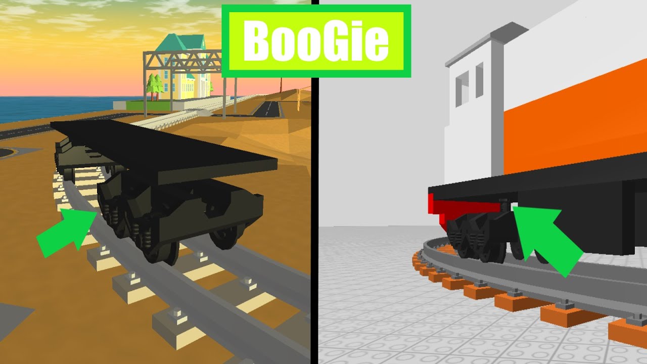 How To Make Train With Boogie In Draw Bricks - YouTube