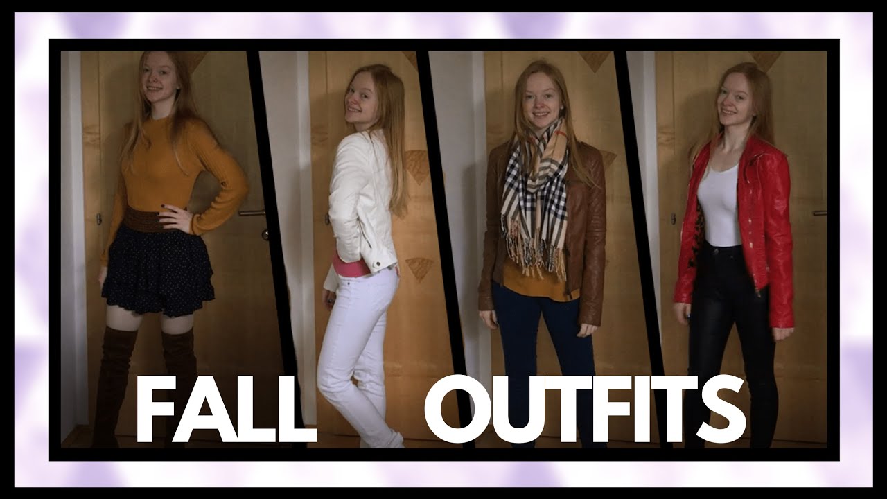 LOOKBOOK | FALL OUTFIT IDEAS | FALL CLOTHES - YouTube