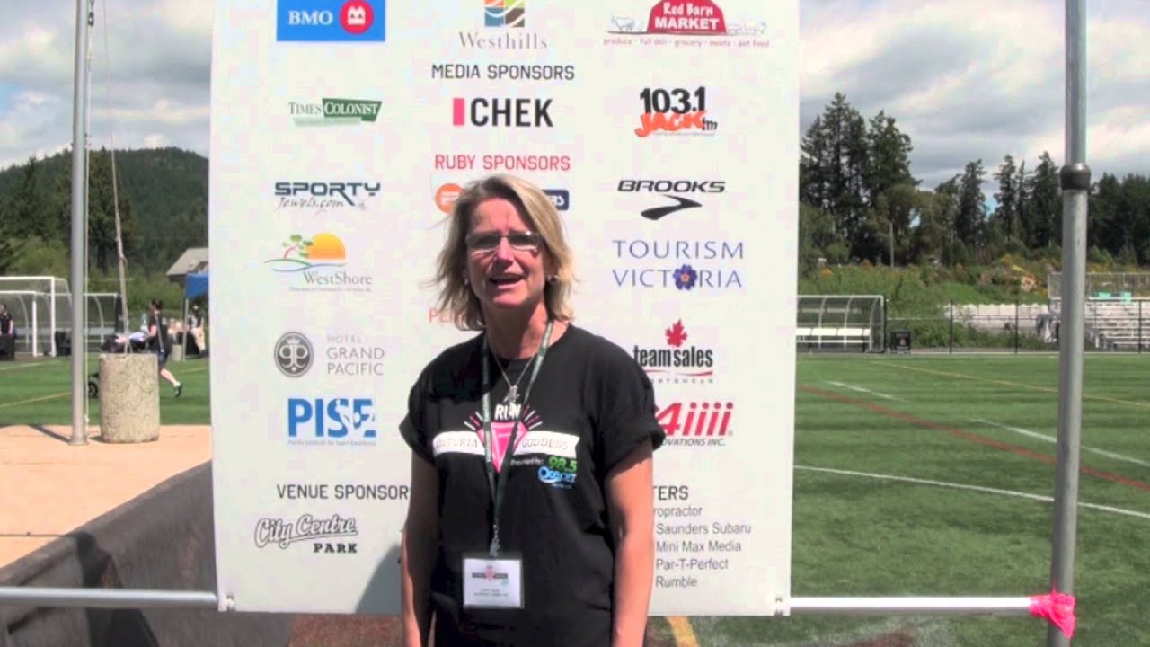 2013 Victoria Goddess Run - Cathy Noel interview - YouTube