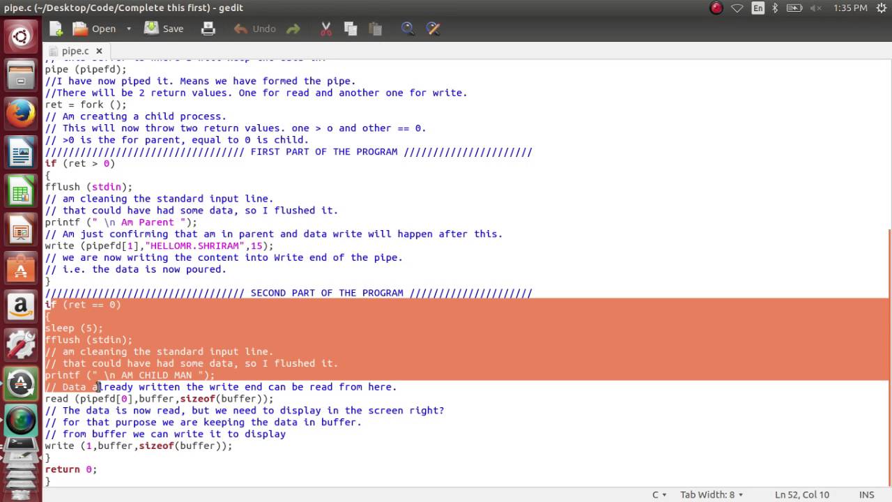 Pipes in Interprocess communication - YouTube