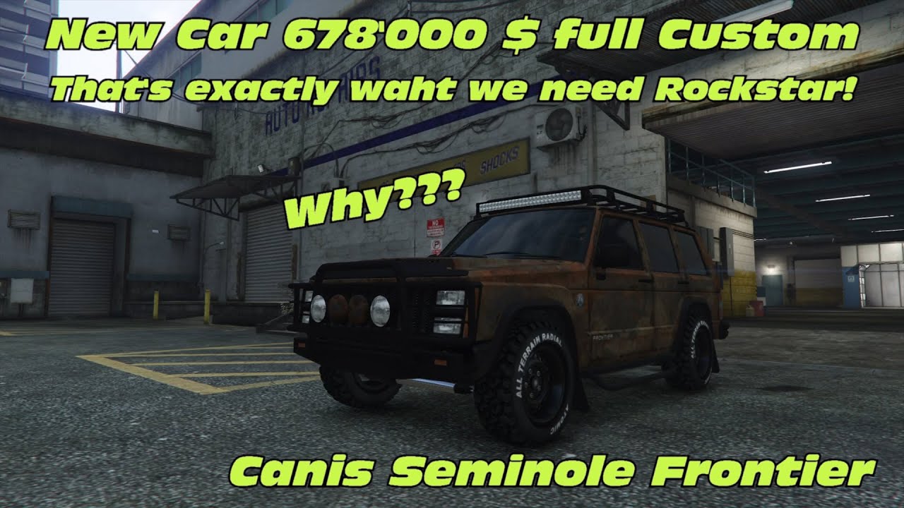 GTA 5 New Car Customization Canis Seminole Frontier Summer DLC - YouTube