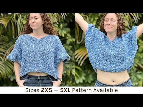 Half Double Crochet Crop Top Tutorial - YouTube