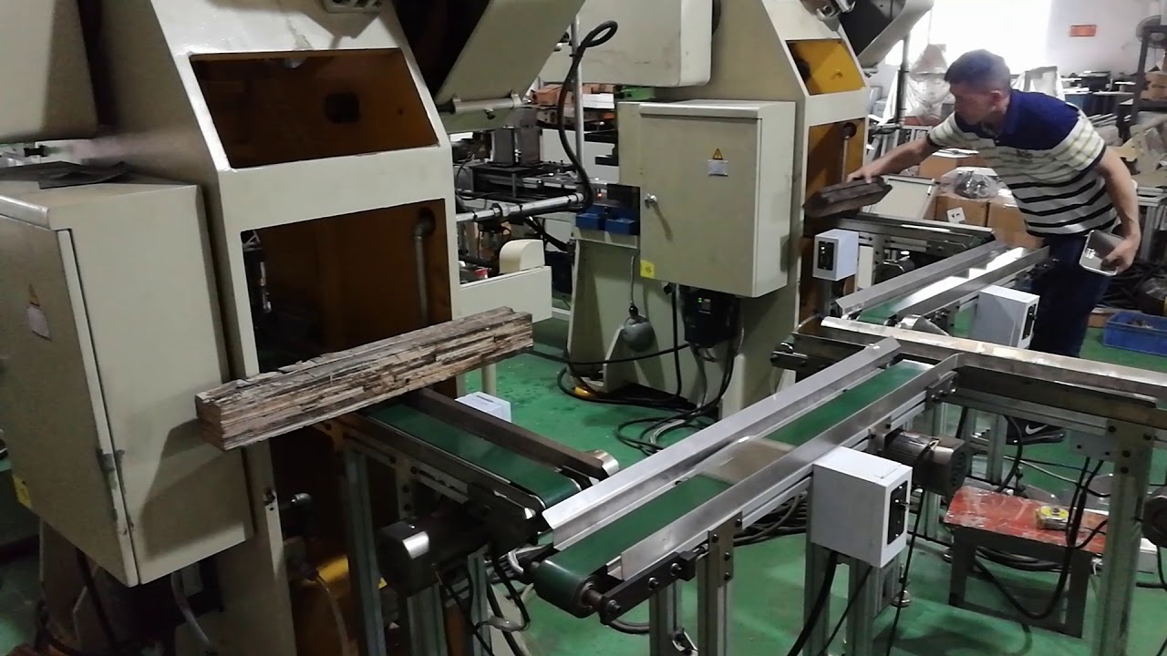 1-5 liter square end strip feed line - YouTube