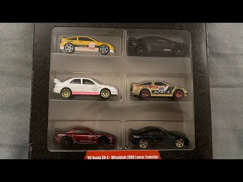 Hot Wheels Japanese Car Culture 6 Pack Unboxing and Review