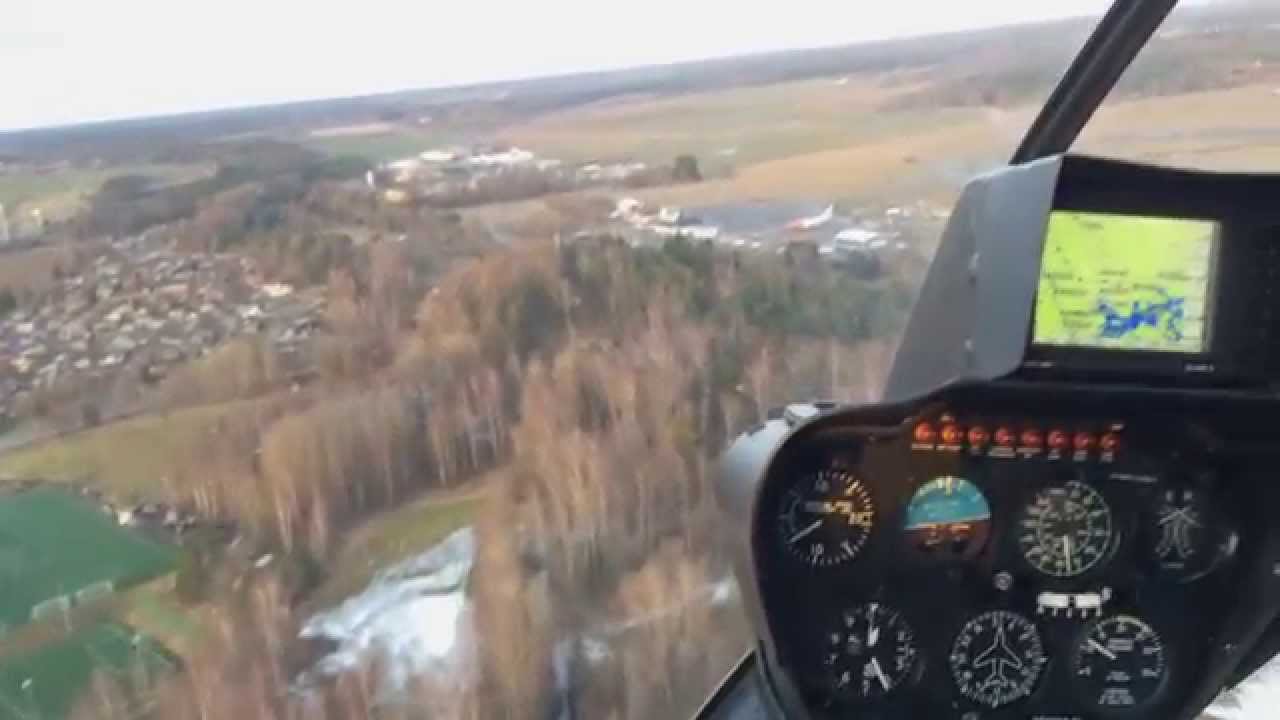 Robinson R44 Flying - YouTube