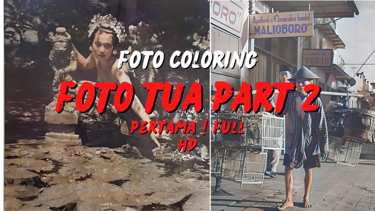 FOTO LANGKA PART 2 FULL HD COLORING ! - YouTube