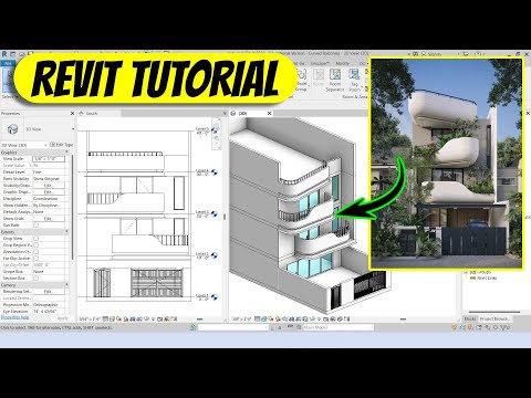 Revit Tutorial: Curved Balcony Facade | Tutorial for Beginners
