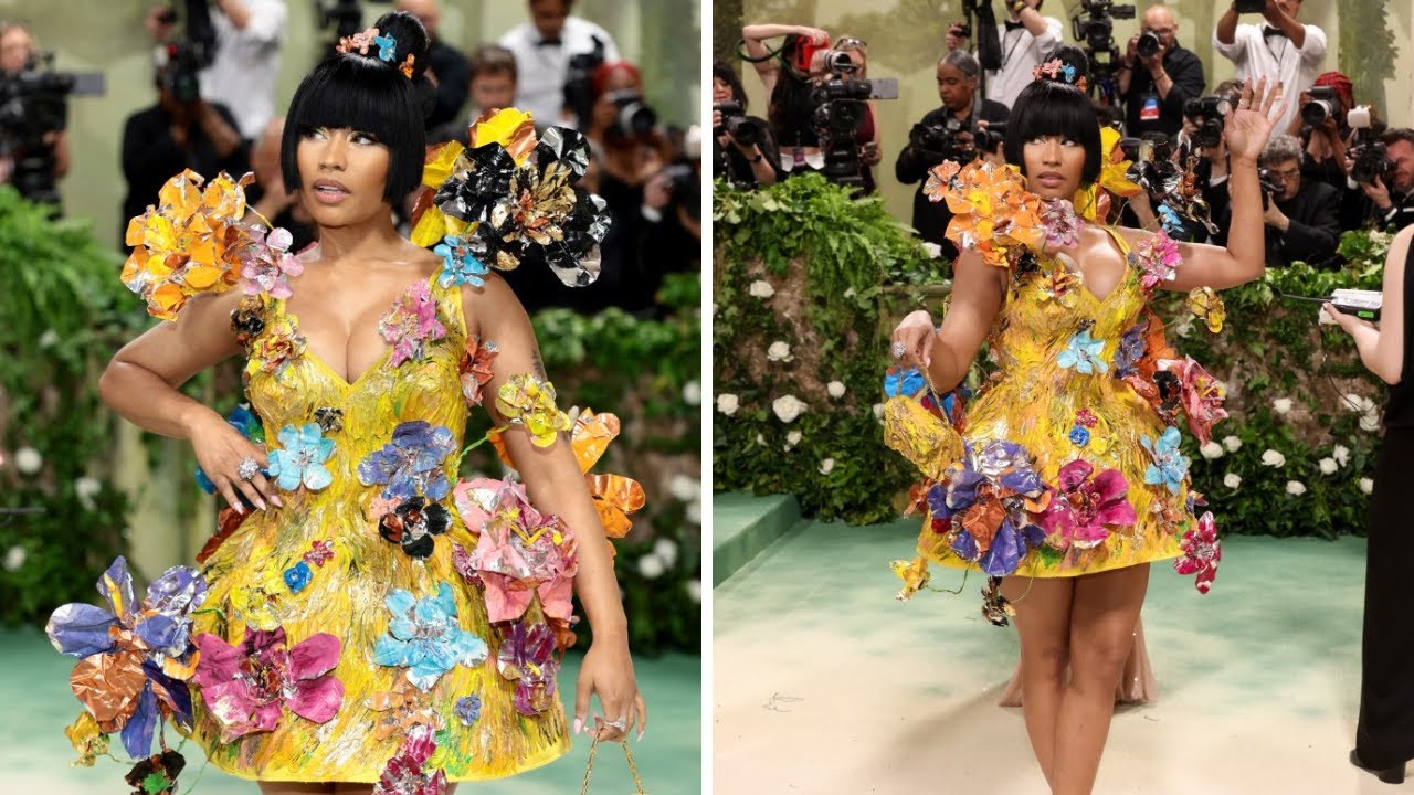 Nicki Minaj's Showstopping Met Gala Look: A Bold and Colorful Fashion ...