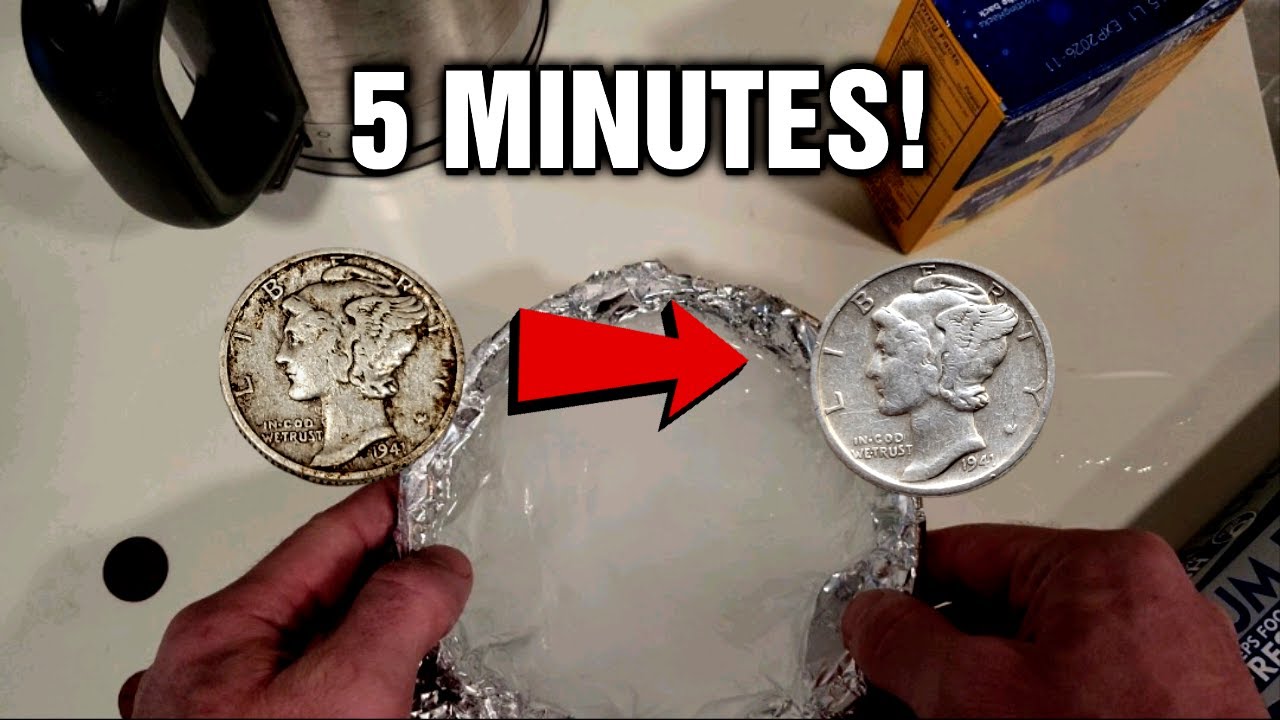 HOW To Clean A Silver Coin At Home? - The Quickest And Cheapest Way # ...