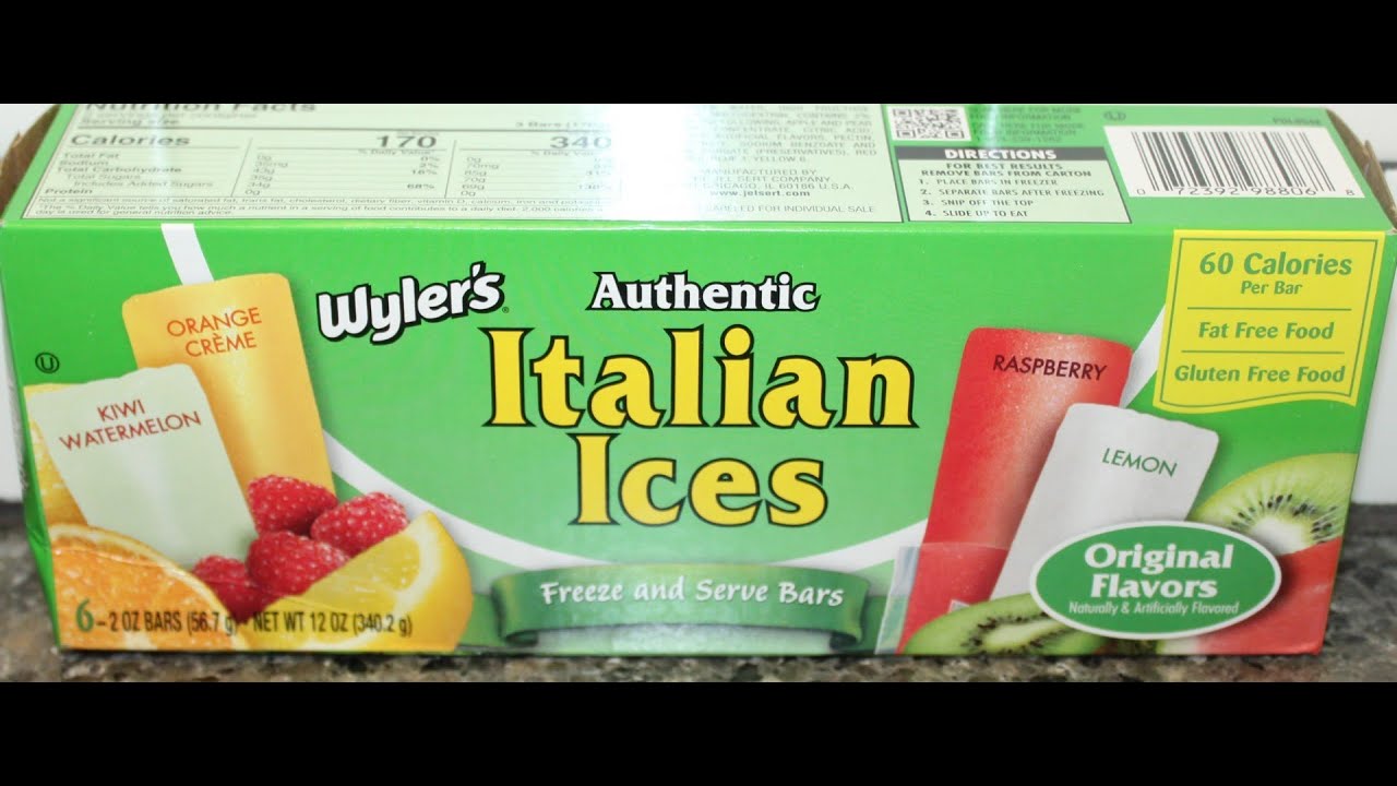 Wyler’s Authentic Italian Ices Original Flavors: Kiwi Watermelon ...
