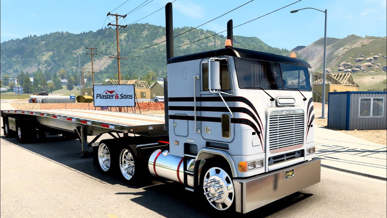 Freightliner FLB LowCab - (Benson Flatbed Trailer) - Cummins M11 Plus ...