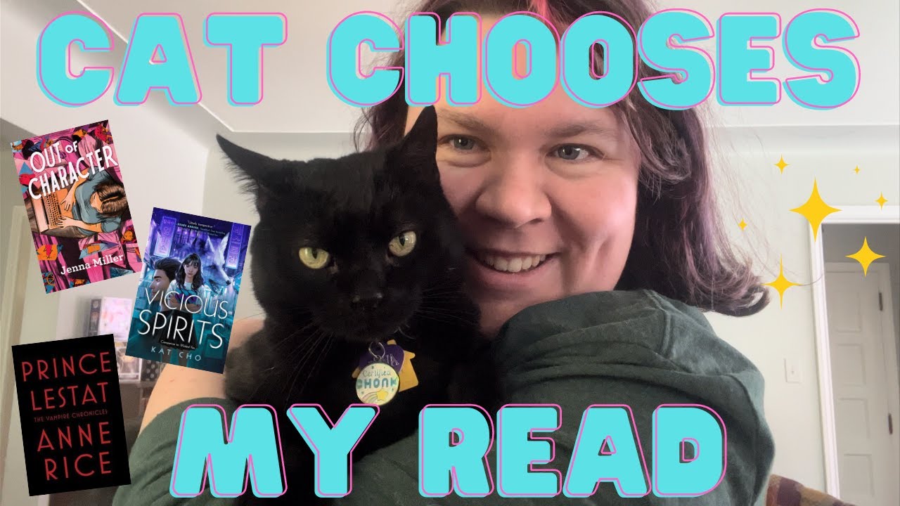 My Cat Diva Chooses What I Read! - YouTube