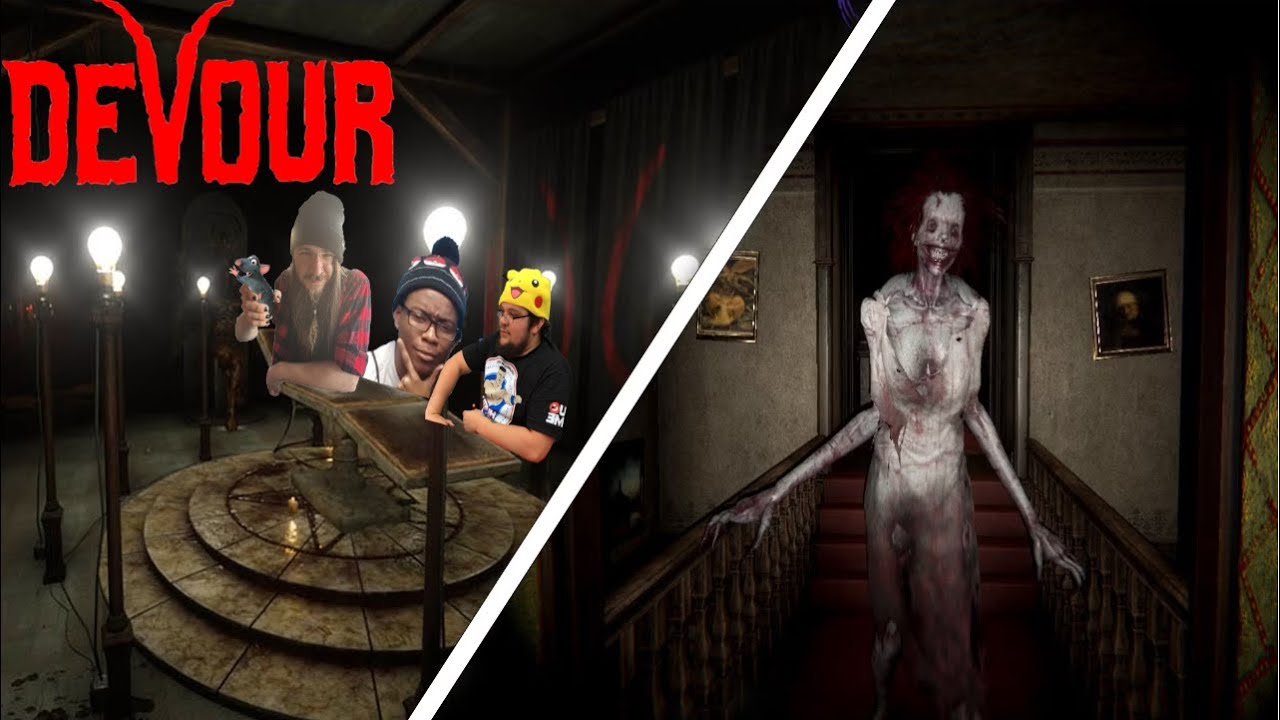 FINALLY GET A WIN??? - Devour Multiplayer w/ HGod and Thrashin_Uggly - YouTube