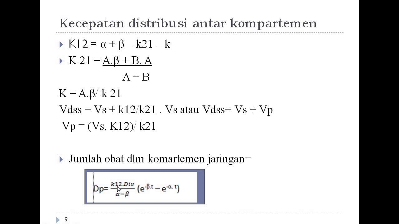 Model 2 kompartemen Terbuka Pemberian Intravaskular - YouTube