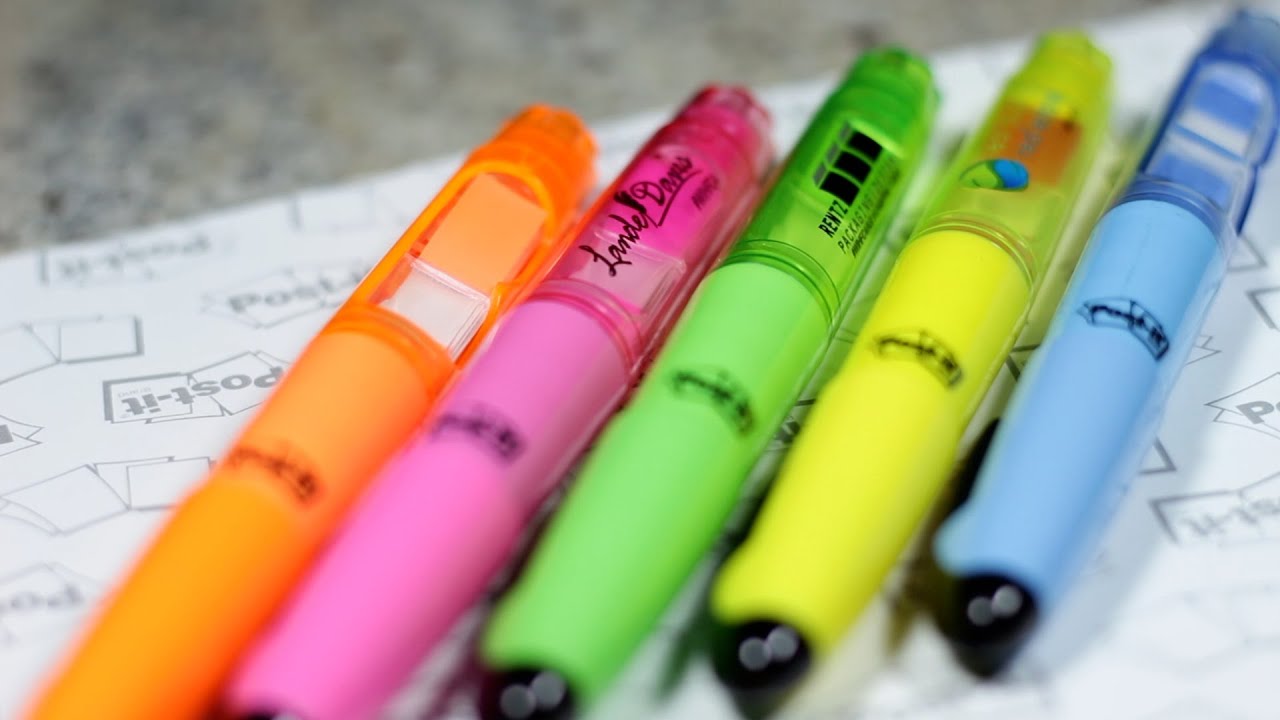 5-pack Highlighter Set - 3M Promotional Markets - PromoErrday - ep1303 ...