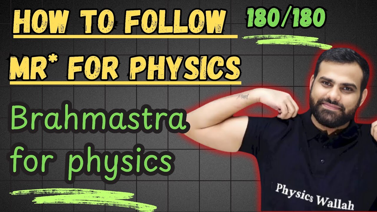 🌟📚 5 Star Method of Following MR Sir For Physics | 180/180 in Physics ...