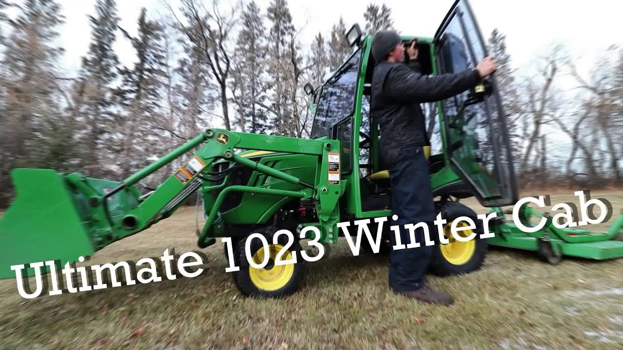 Walk Around: John Deere 1023 Tektite Heated Cab - YouTube