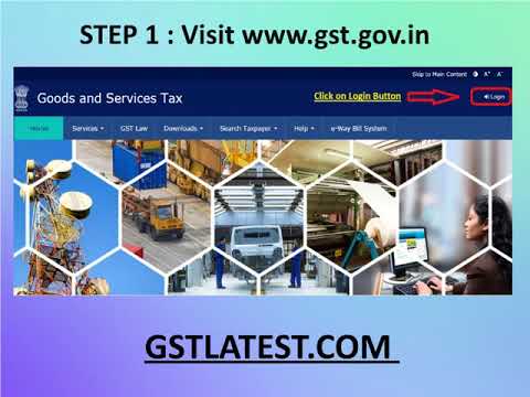 gst login on gst portal - YouTube