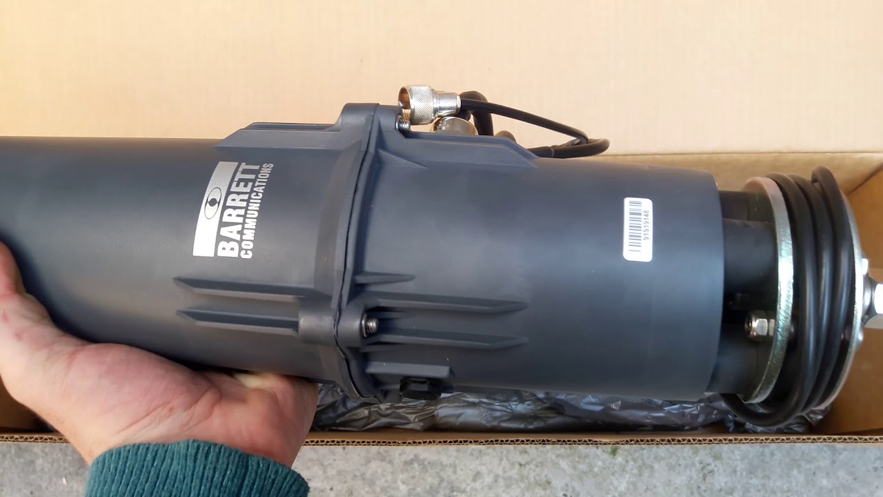 Unpacking Barrett 910 Automatic Antenna Tuner - YouTube