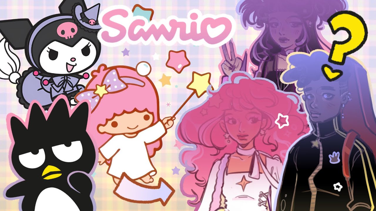 DRAWING SANRIO CHARACTERS AS HUMANS - YouTube