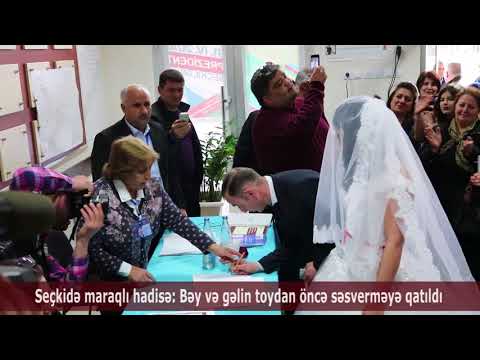 Bəy və gəlin zurna-balabanla səs verdi-Seçkidə maraqlı HADİSƏ