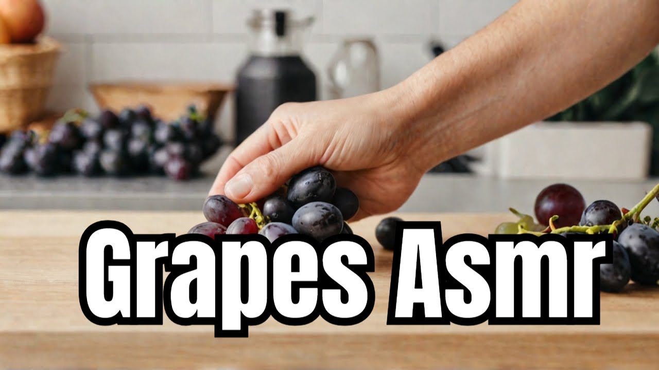 Fruit ASMR / Grapes and Fruit Oddly Satisfying ASMR - YouTube