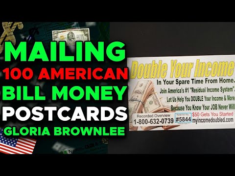 Set Business For Success Preparing Mailings American Bill Money ...
