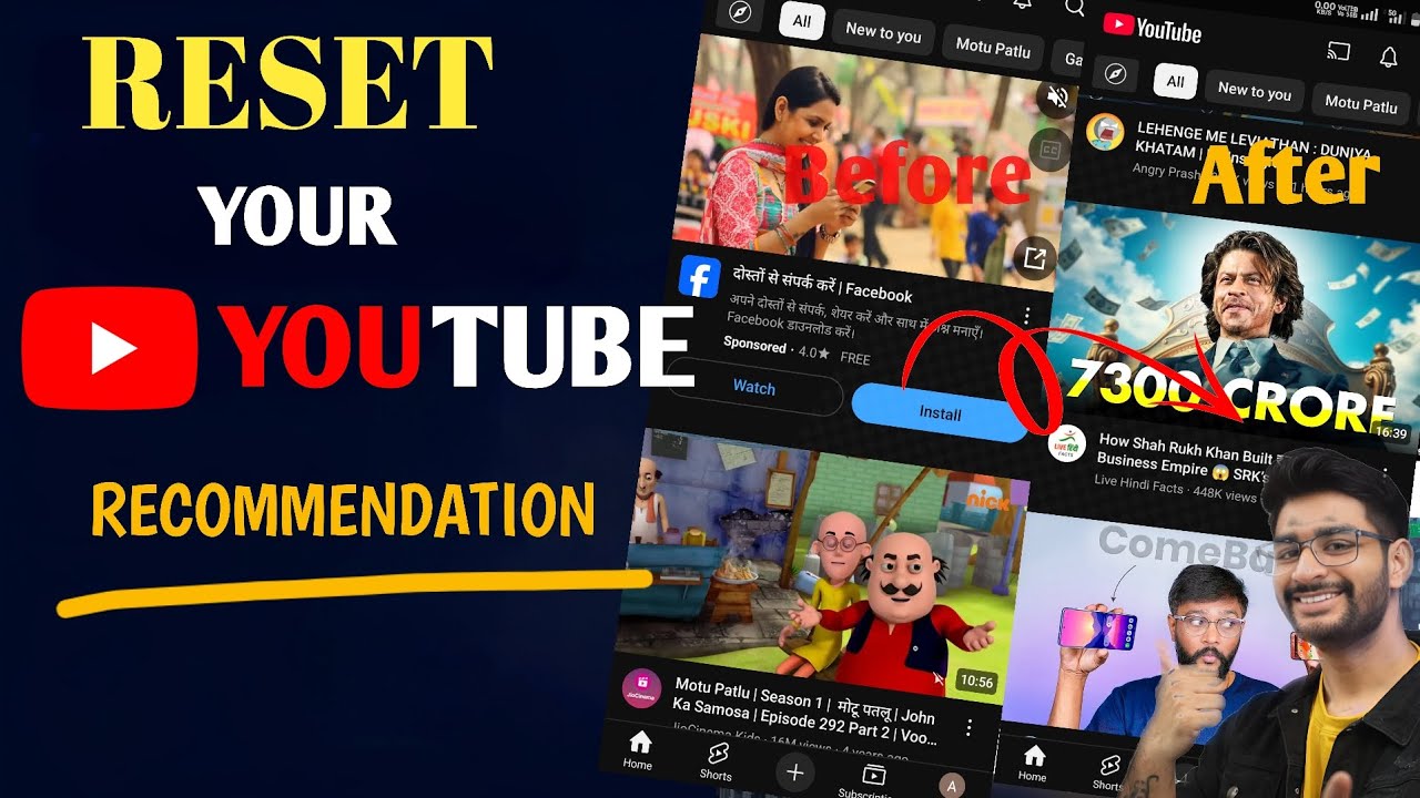 How To Reset Youtube Recommendation Feed / Reset Youtube suggestion ...