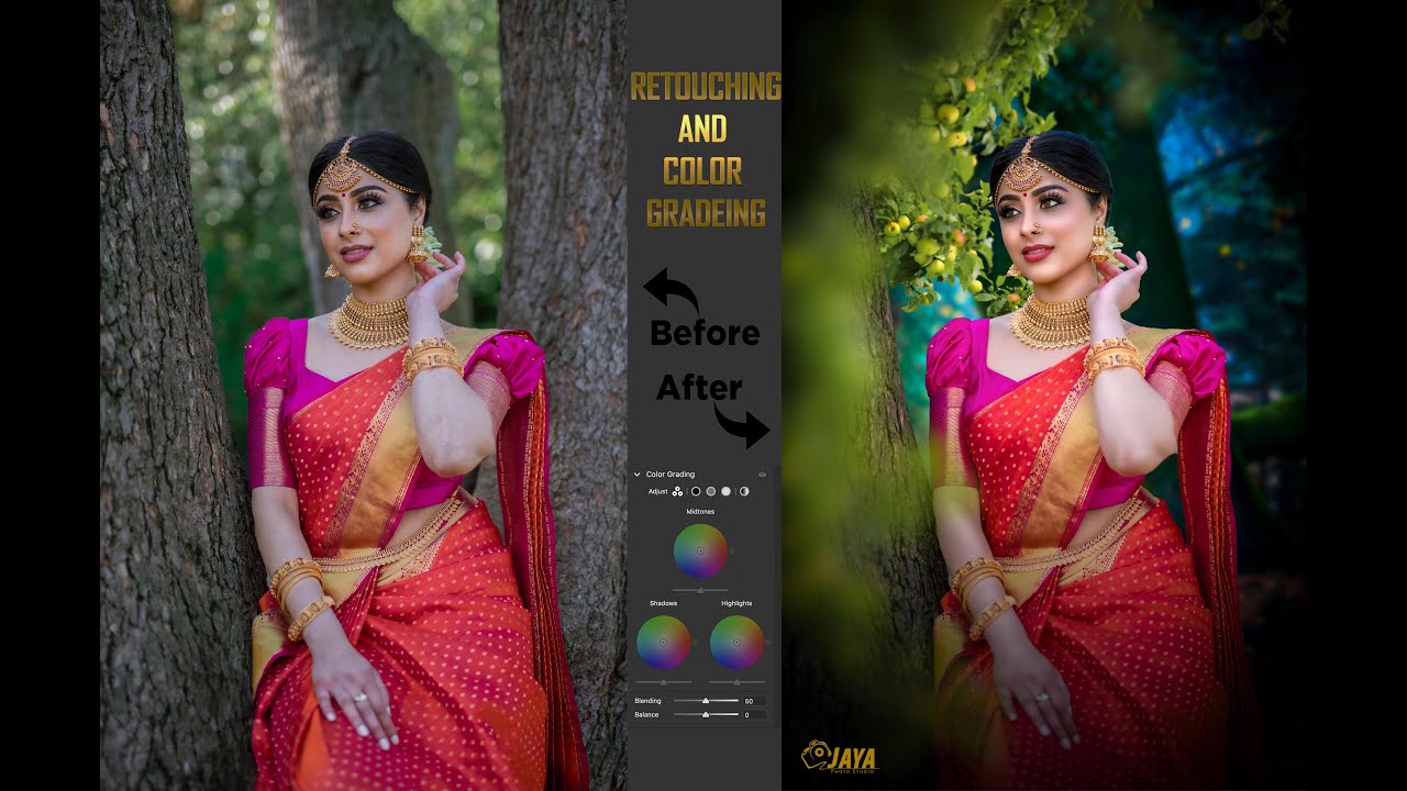 Photo Retouching and Color Gradeing PhotoShop Tutorial - YouTube