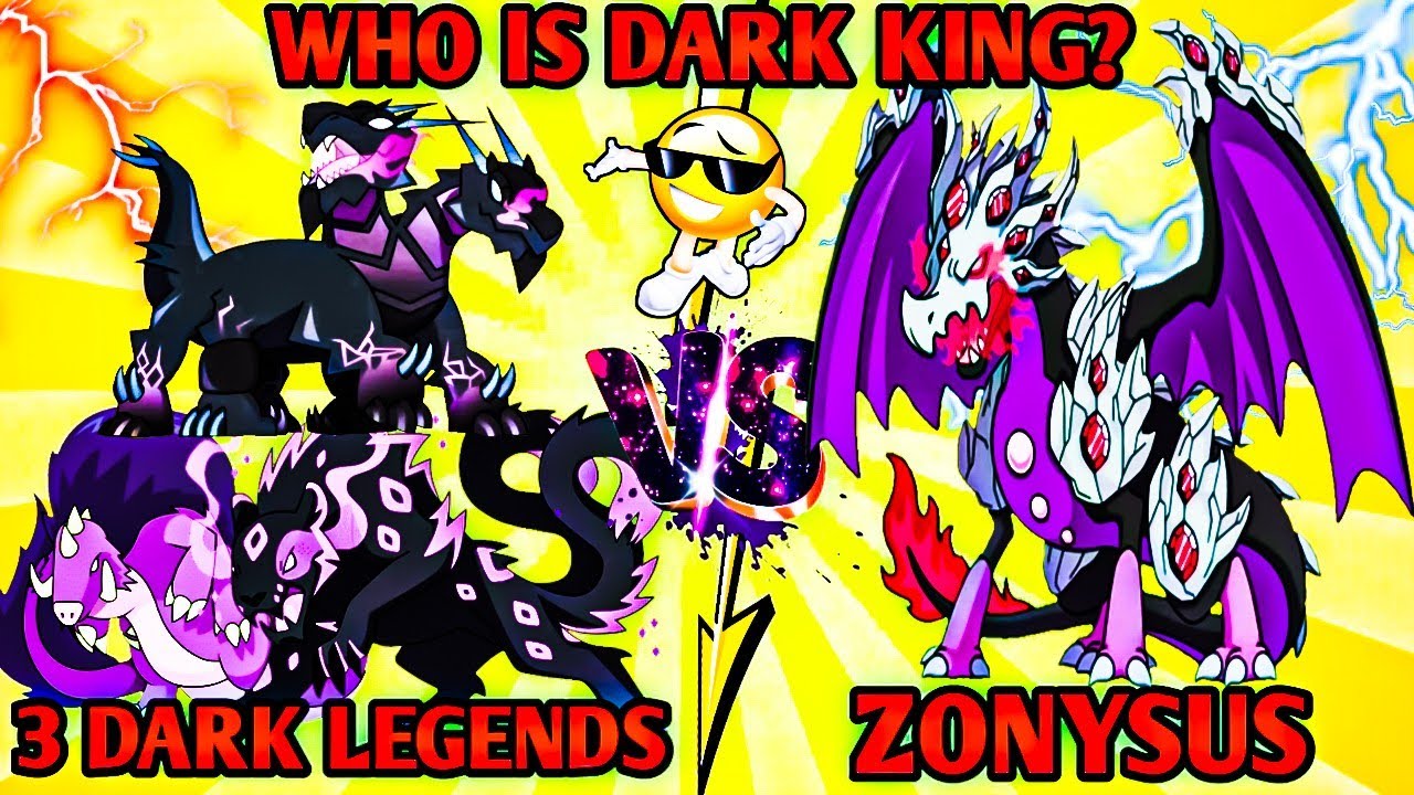 Zonysus Vs 3 Dark Legends Battle In Dynamons World 😍|Who Is Dark King😈 ...