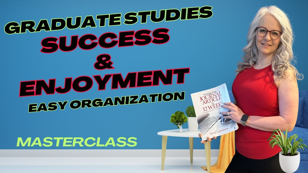 The Ultimate Guide to Mastering Graduate Studies Organization - YouTube