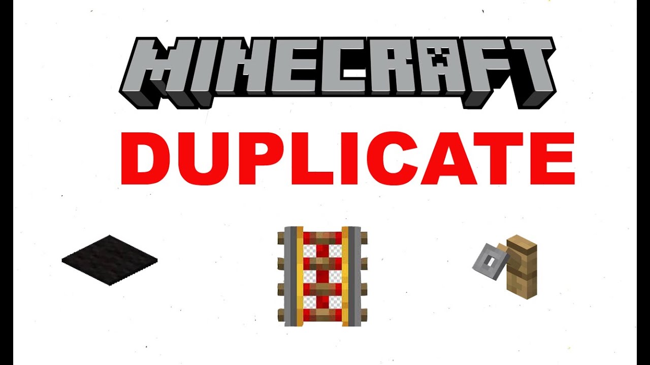 Minecraft ITEM DUPLICATION!!! INFINITE ITEMS!! - YouTube