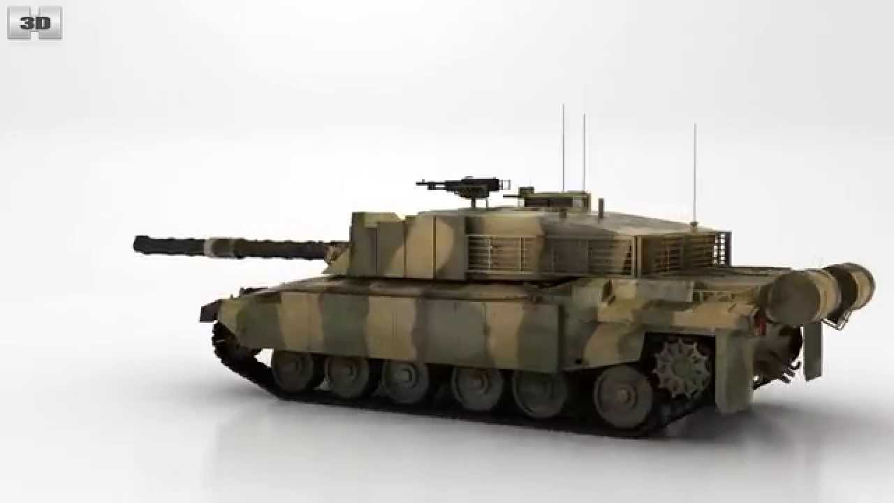 Challenger 2 3D model by 3DModels.org - YouTube