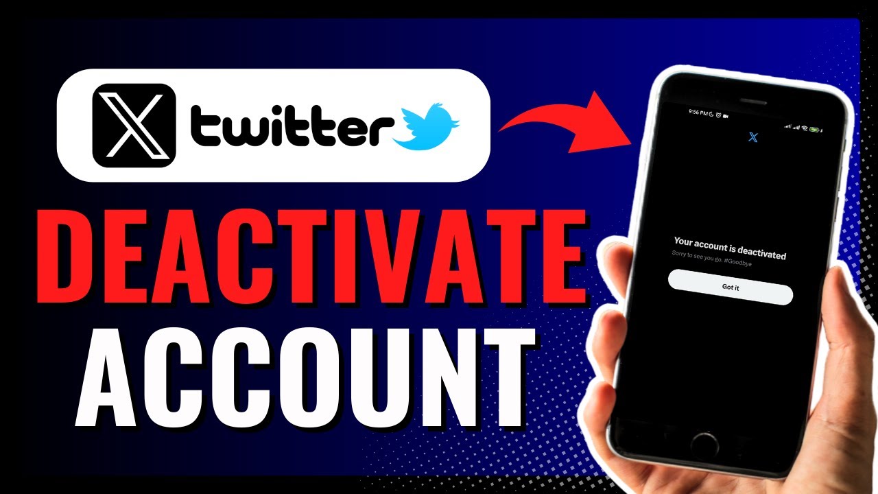 How To Deactivate X (Twitter) Account 2024! - YouTube