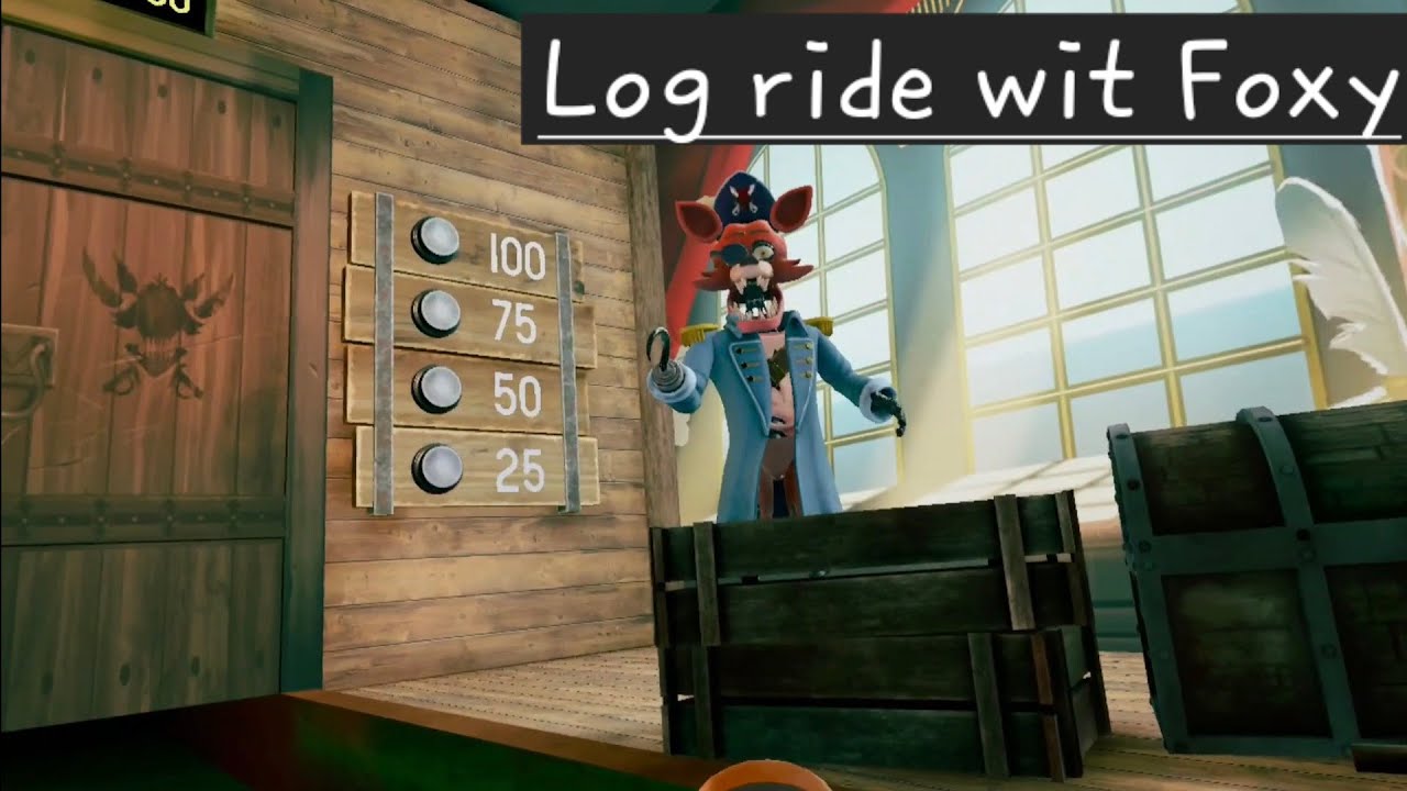 Log ride with foxy!(Fnaf Help Wanted 2 pt5) - YouTube