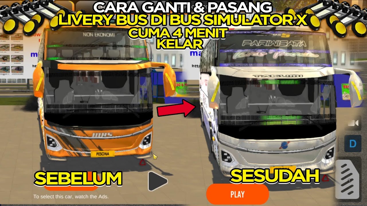 CARA PAKE BUS KIDS PANDA JB5 DI BUS SIMULATOR X MUDAH CUMA 4 MENIT ...