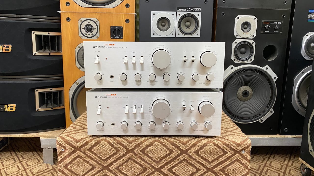 AMPLI PIONEER A-006 - YouTube