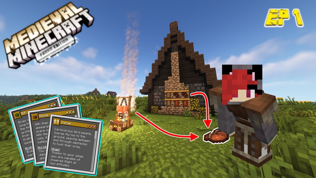 Medieval Minecraft - Getting Started - Episode 1 - YouTube