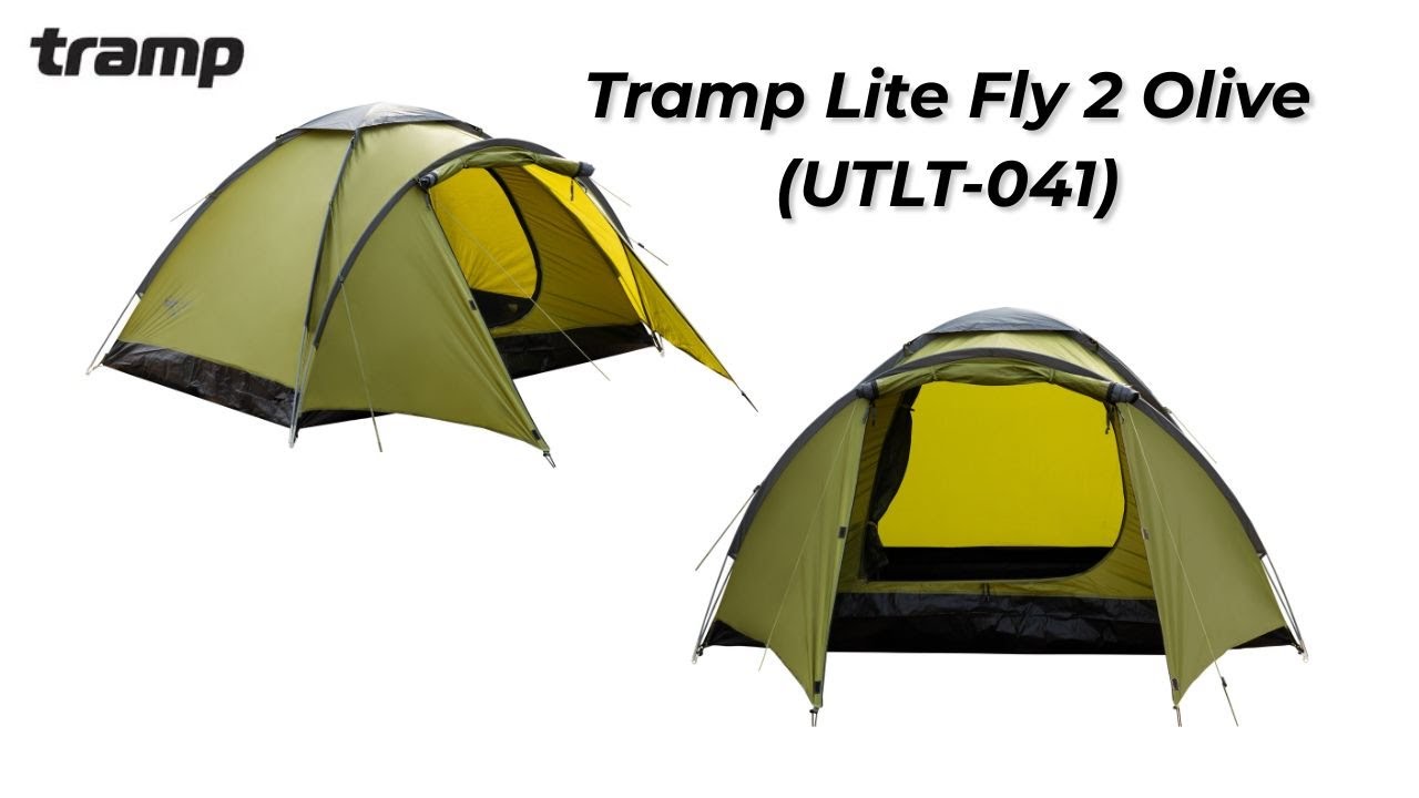 Намет Tramp Lite Fly 2 одношаровий olive UTLT-041 - YouTube