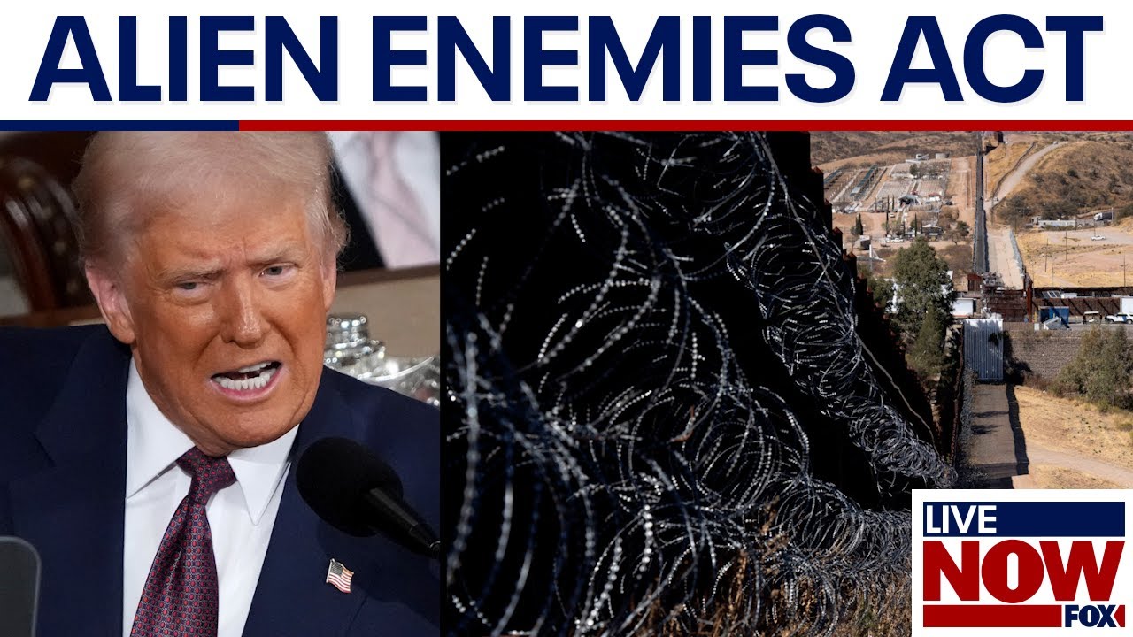 Trump to invoke 'Alien Enemies Act' of 1798 - YouTube
