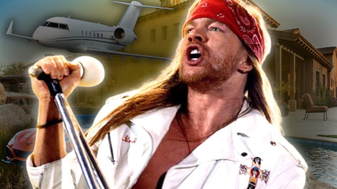 ESTE ES EL ESTILO DE VIDA DEL MILLONARIO AXL ROSE DE GUNS N´ROSES 2025 ...