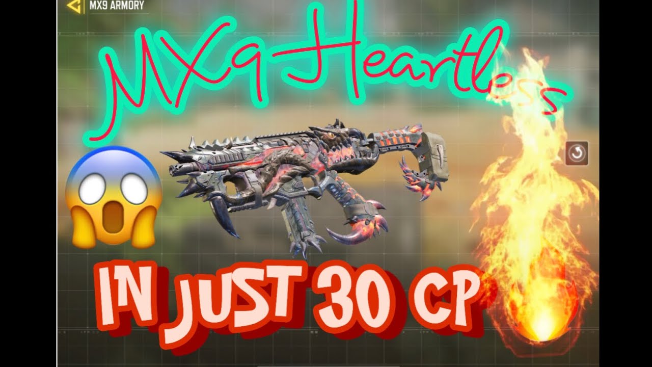 I GOT 😱NEW LEGENDARY || MX9 Heartless IN JUST 30 CP 😍🔥🔥 🏻|| COD MOBILE ...