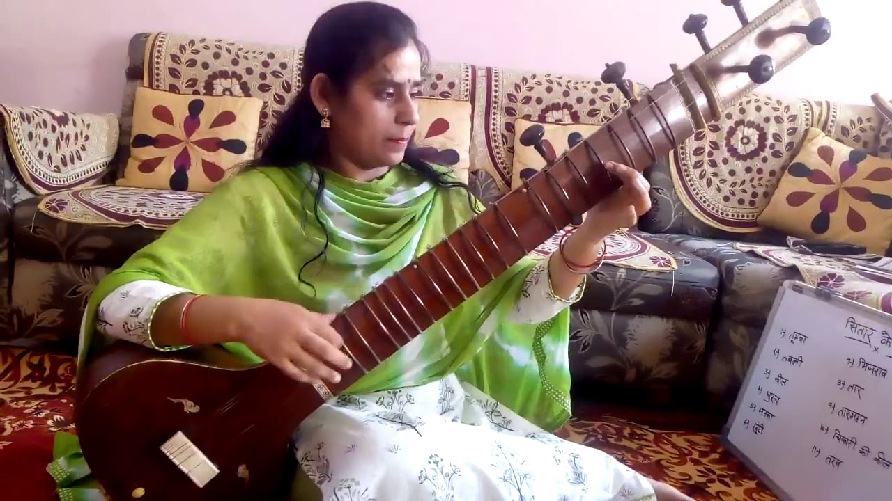 Parts of sitar - YouTube